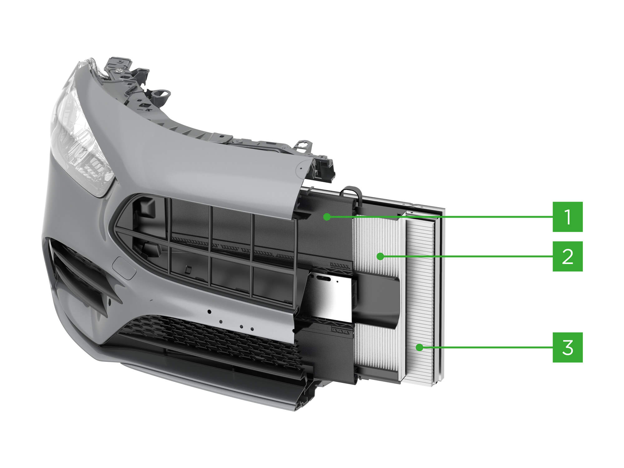 Integrated fine particulate filter from MANN+HUMMEL