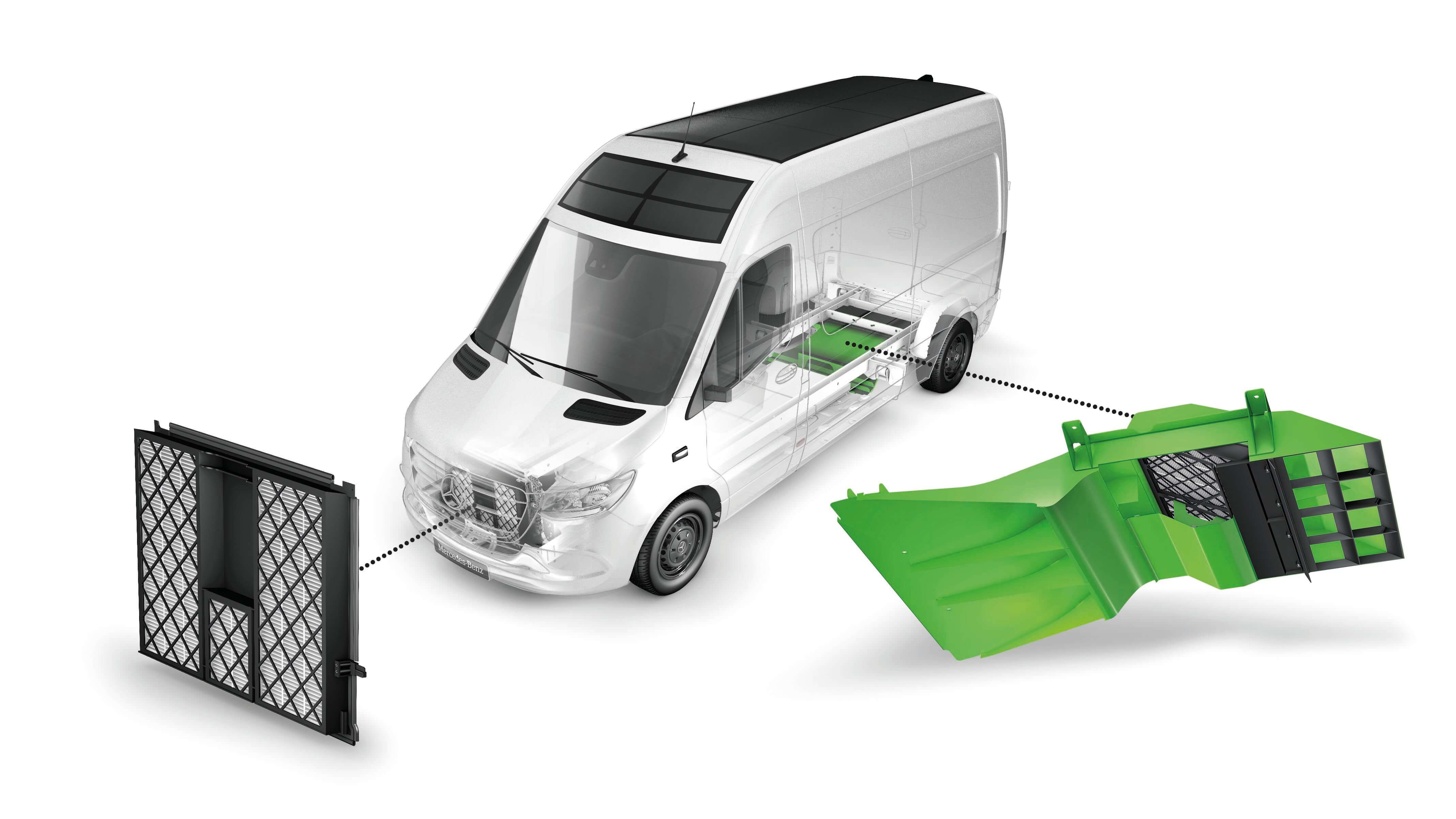 Integrated fine particulate filter from MANN+HUMMEL